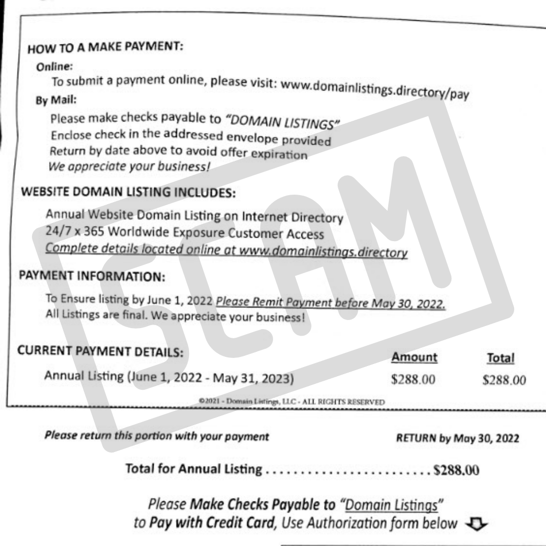 How To: Avoid Domain Payment Scam - Shameless Promotion, LLC